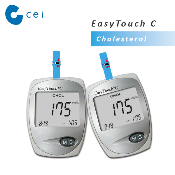 CHOLESTEROL TEST KIT ET102-C (Digital, with 25 strips) - Oxygen Machine
