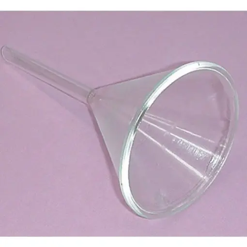 Funnel, Glass 100mm D, Stemm 10mm – Oxygen Machine