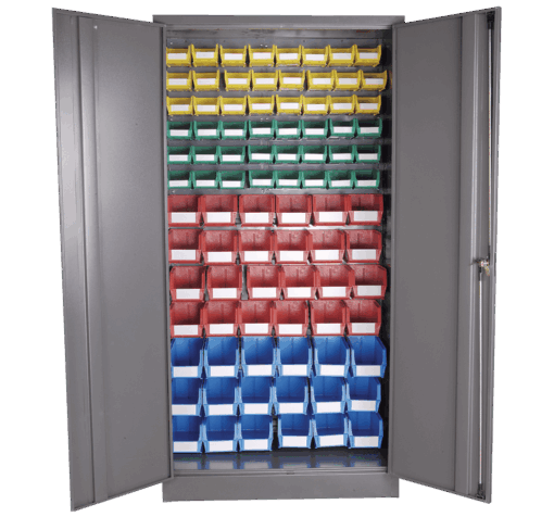 Louvre Panel & Linbin ® Storage Bin Cabinet Kit 1 – Oxygen Machine