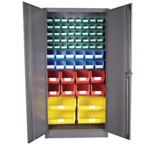 Louvre Panel & Linbin ® Storage Bin Cabinet Kit 3 – Oxygen Machine
