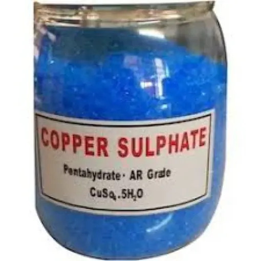 Copper ll sulphate (penta hydrate) Cu.SO4.5H2O – Oxygen Machine